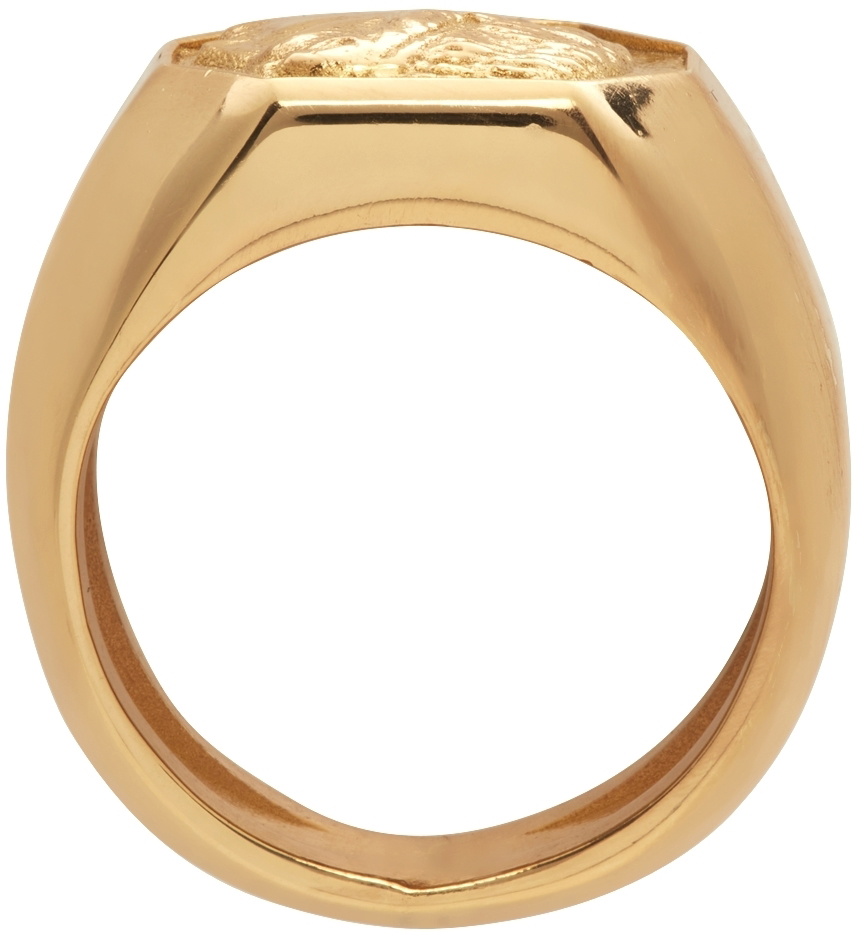 Emanuele Bicocchi Gold Caesar Ring Emanuele Bicocchi