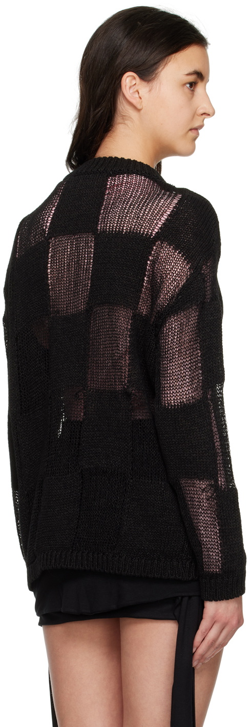 TheOpen Product Black Check Sweater TheOpen Product