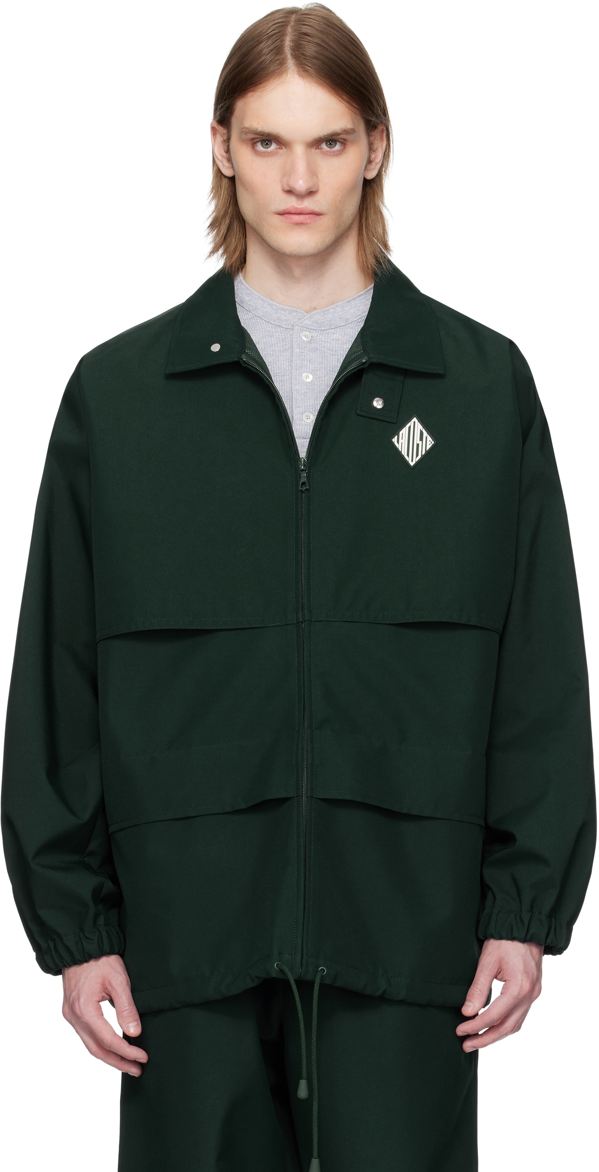 Lacoste Green Runway Canvas Track Jacket Lacoste