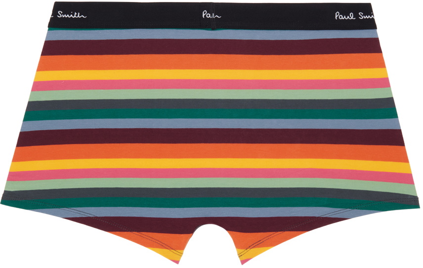 Paul Smith Seven-Pack Black Artist Stripe Boxer Briefs Paul Smith