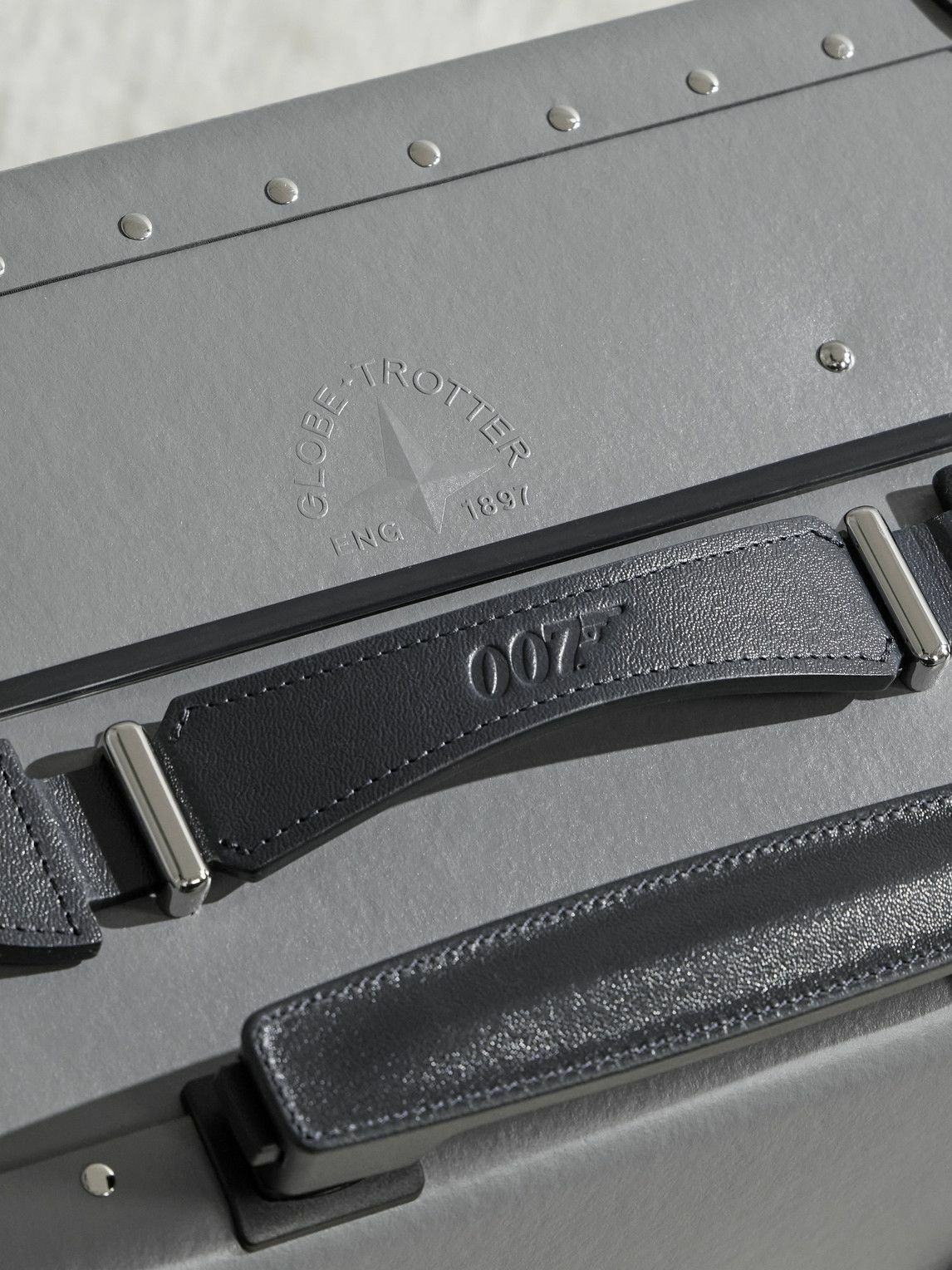 Globe-Trotter - 007 Leather-Trimmed Carry-On Suitcase Globe-Trotter