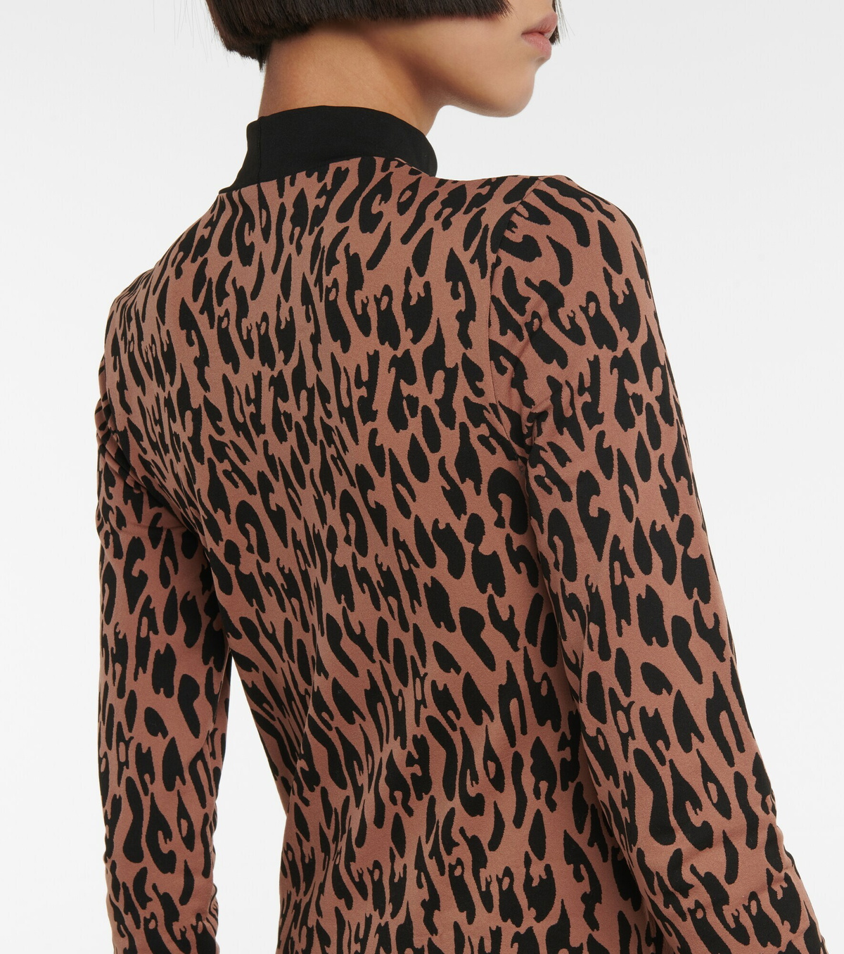 Wolford - Leopard-print mockneck top Wolford