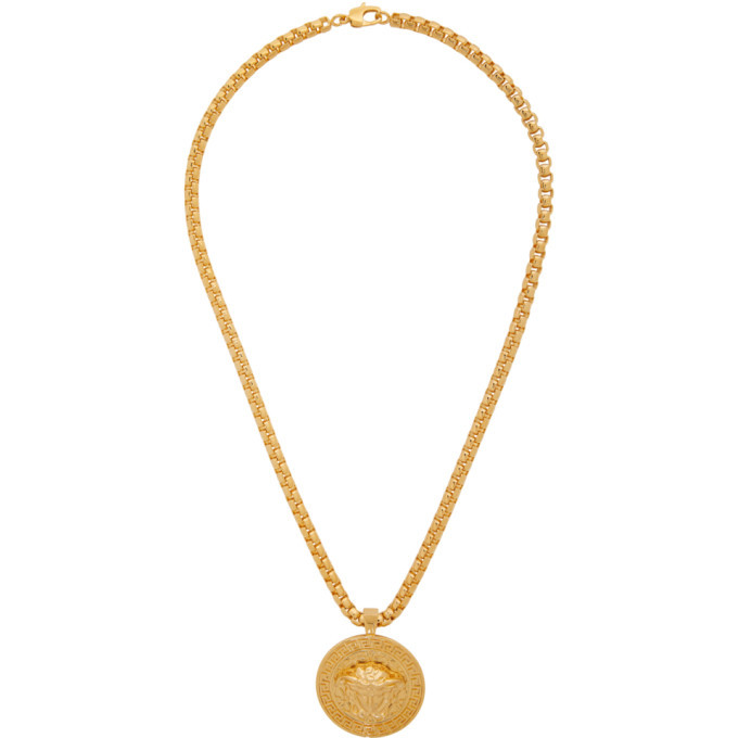 Versace Gold Medusa Necklace Versace