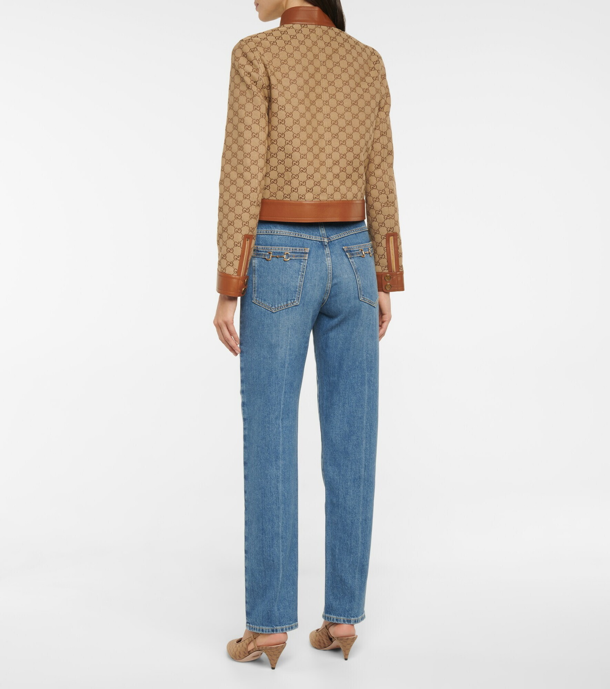 Gucci - High-rise straight jeans Gucci