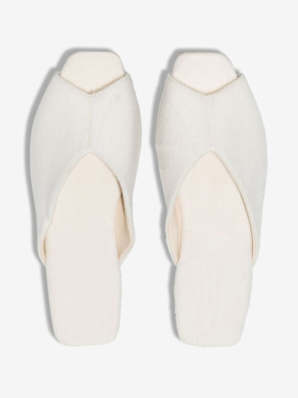 Deiji Studios Neutral Wool Slides Deiji Studios