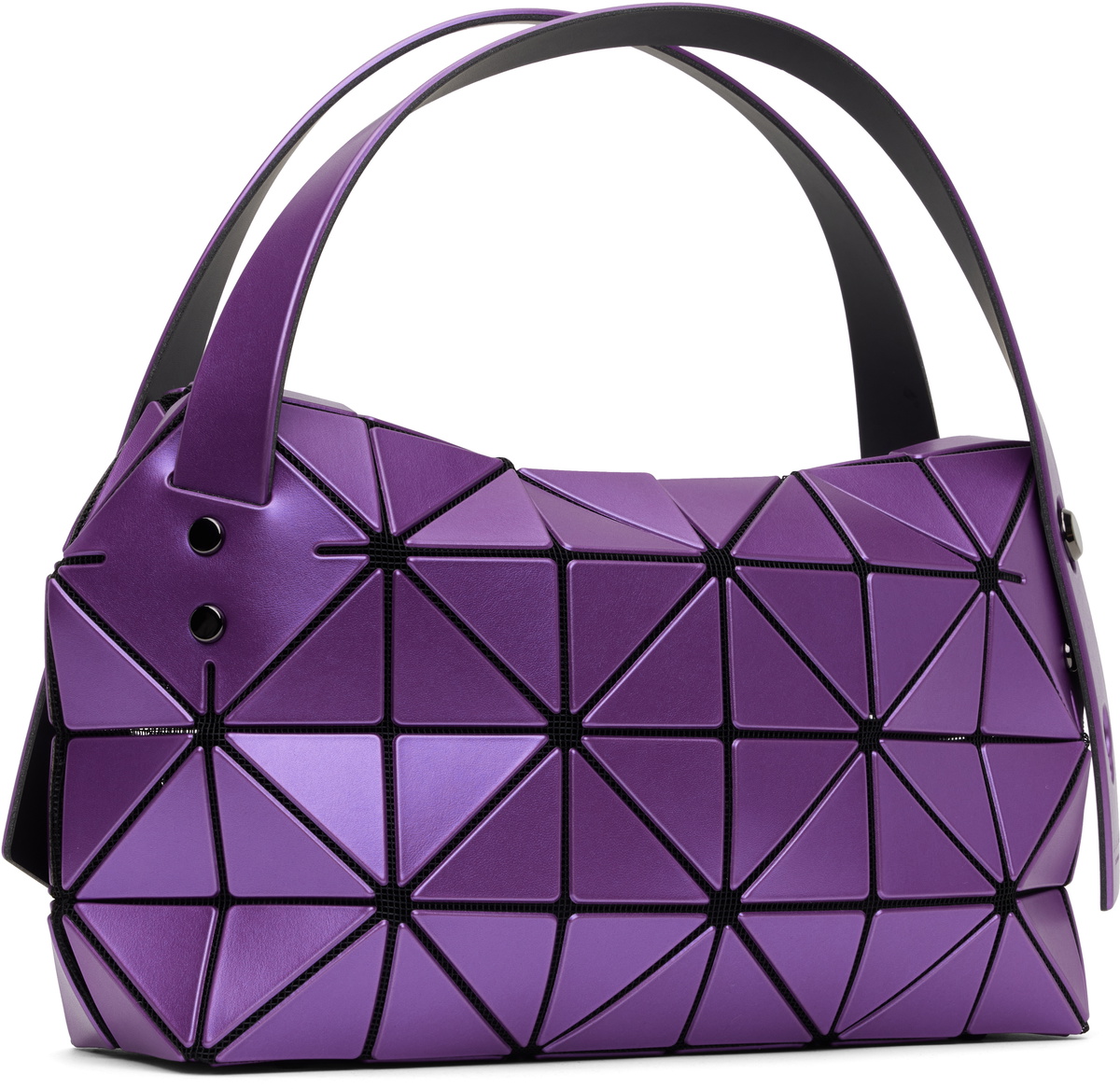 BAO BAO ISSEY MIYAKE Purple Boston Bag Bao Bao Issey Miyake