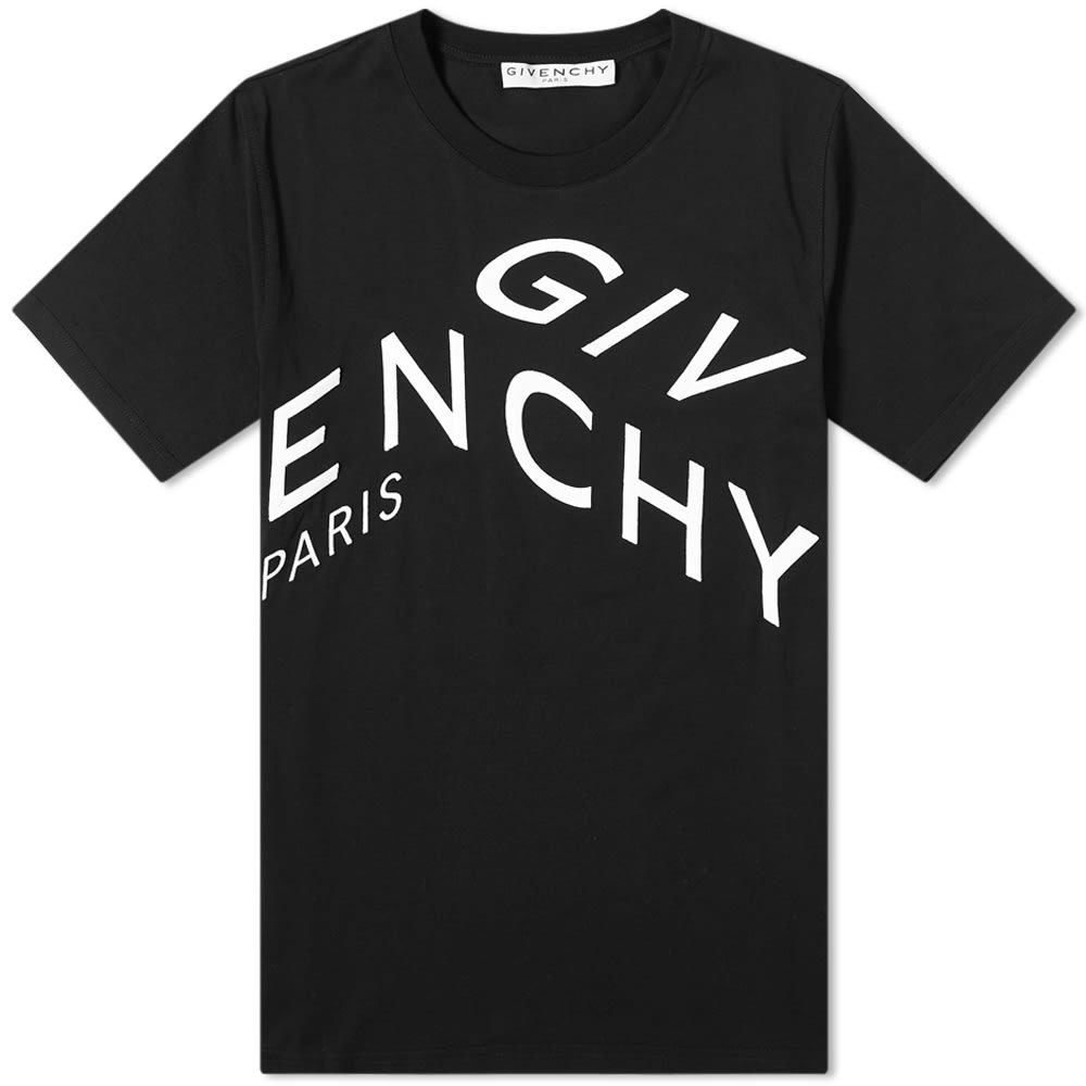 Givenchy Slim Fit Embroidered Refracted Logo Tee Givenchy