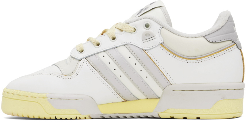 adidas Originals White & Beige Rivalry Low 86 Sneakers adidas Originals