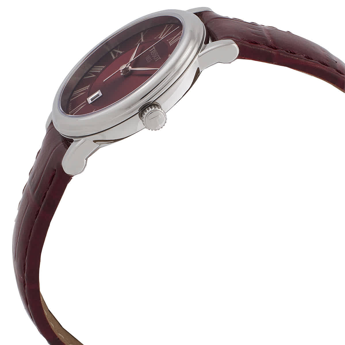 Tissot Carson Premium Quartz Red Dial Ladies Watch T122.210.16.373.00 ...