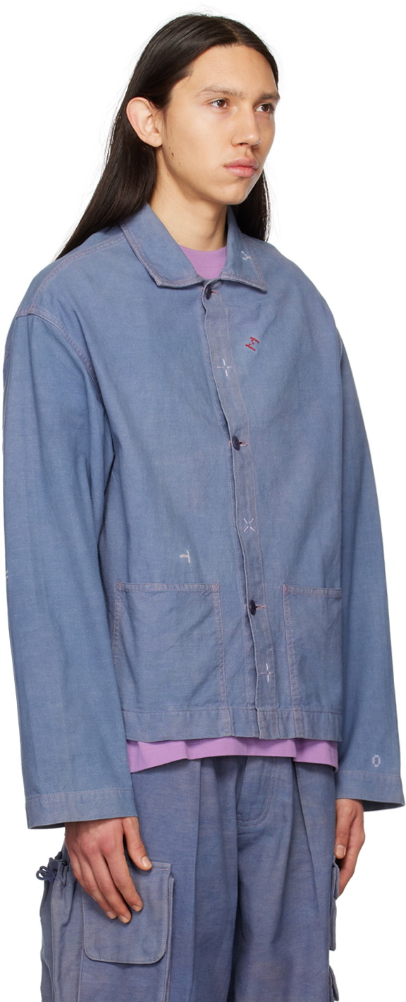 Story mfg. Purple Short On Time Jacket Story Mfg.