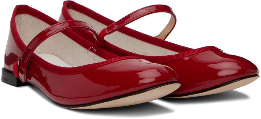 Repetto Red Lio Ballerina Flats Repetto