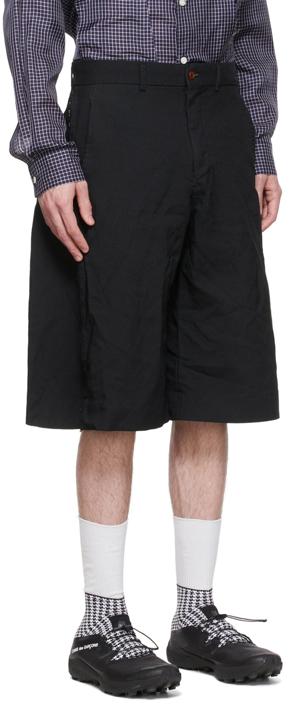 Comme des Garçons Homme Plus Black Polyester Shorts Comme des Garcons ...