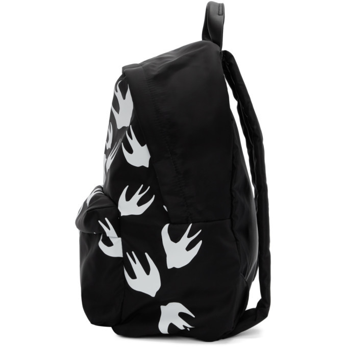 McQ Alexander McQueen Black Classic Swallow Backpack McQ Alexander McQueen