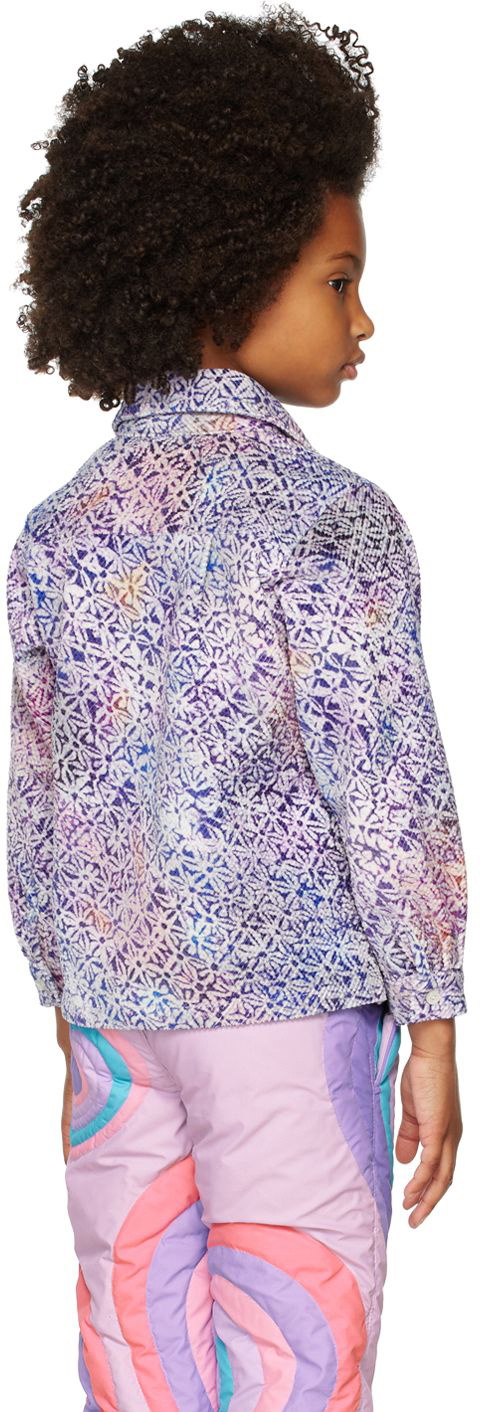 ERL Kids Purple Floral Shirt ERL