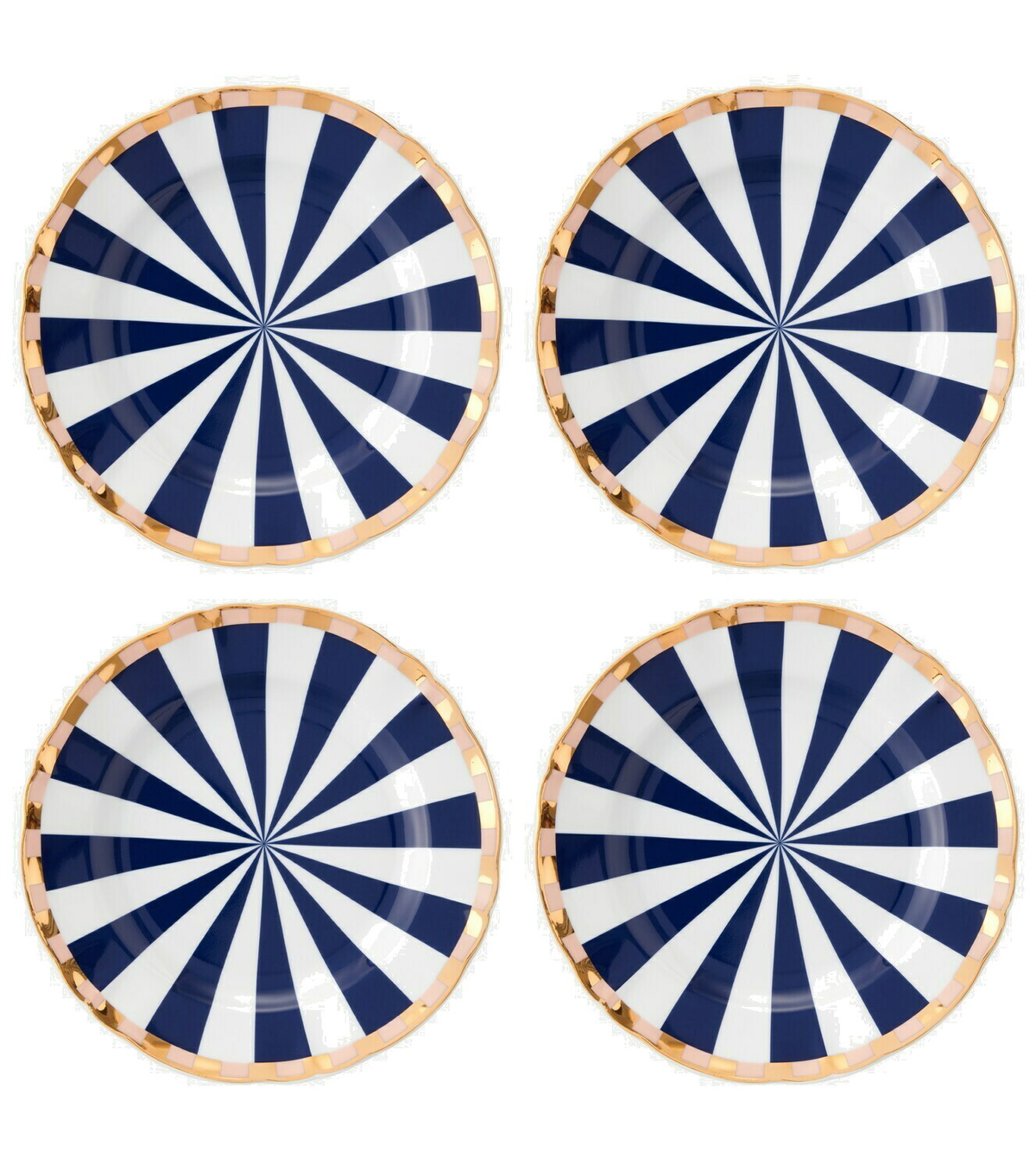 Bitossi - Fortuna set of 4 dessert plates Bitossi Ceramiche