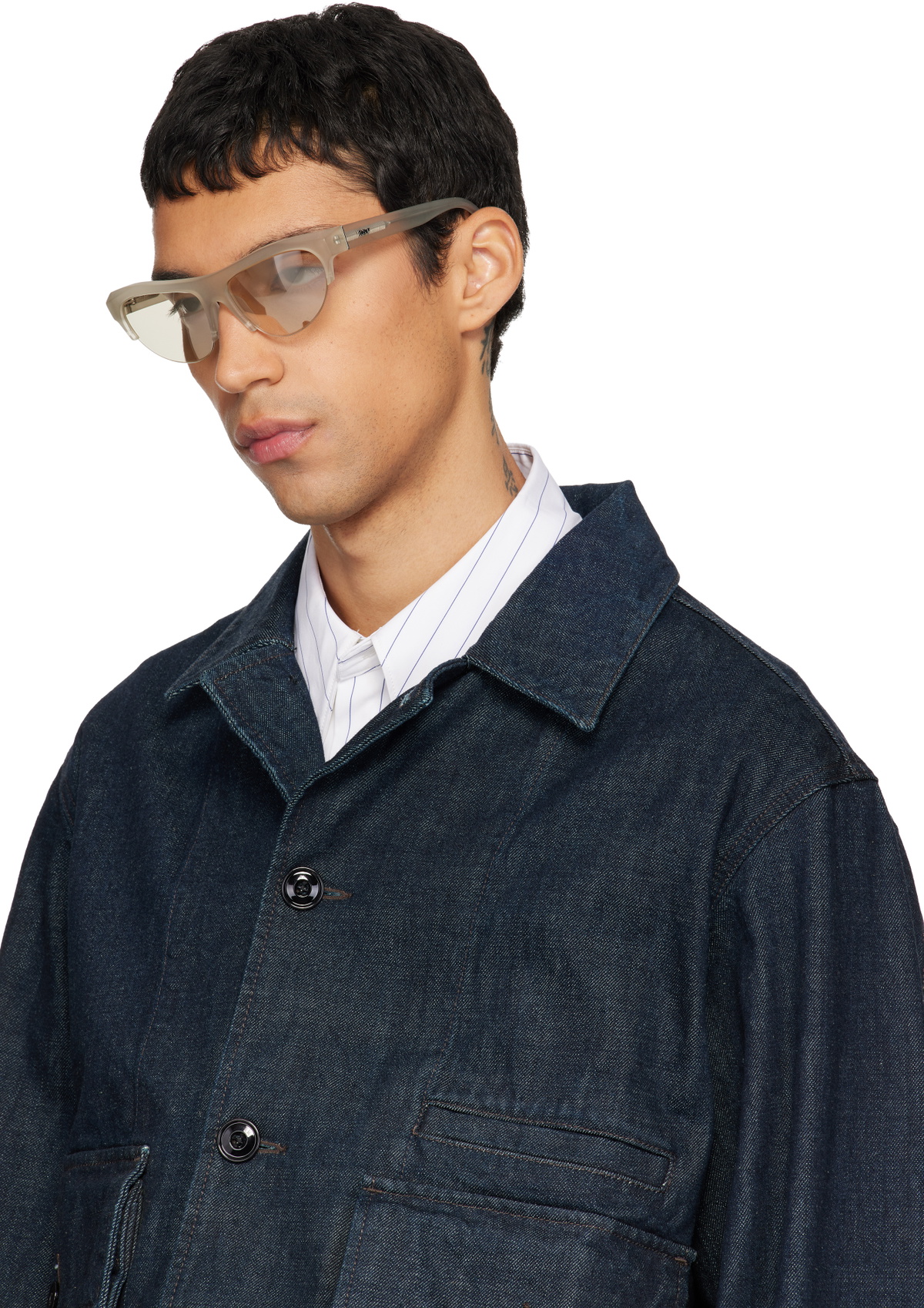 RETROSUPERFUTURE Transparent Ora Sunglasses RETROSUPERFUTURE