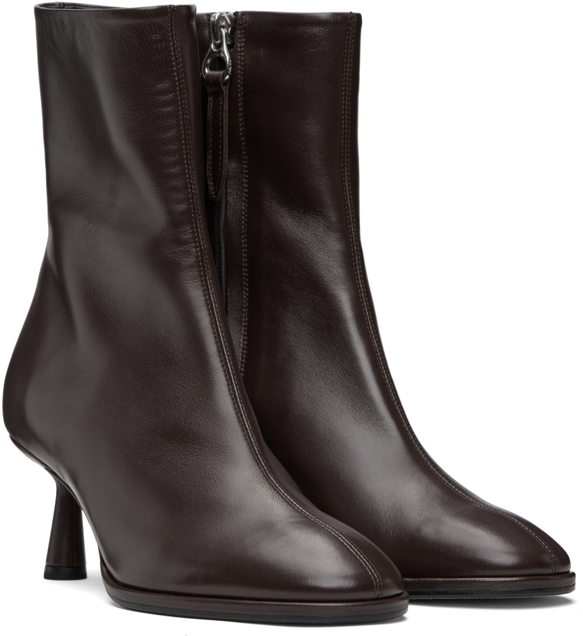 Aeyde Brown Dorothy Soft Sock Boots Aeyde