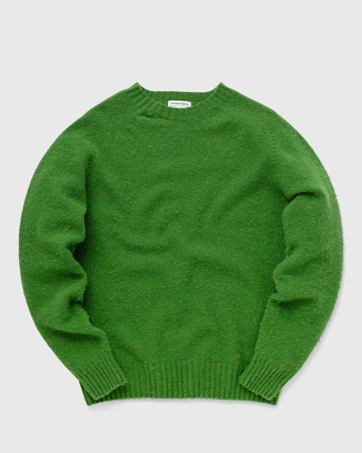 Edmmond Studios Shetland Sweater Green Pullovers Edmmond Studios