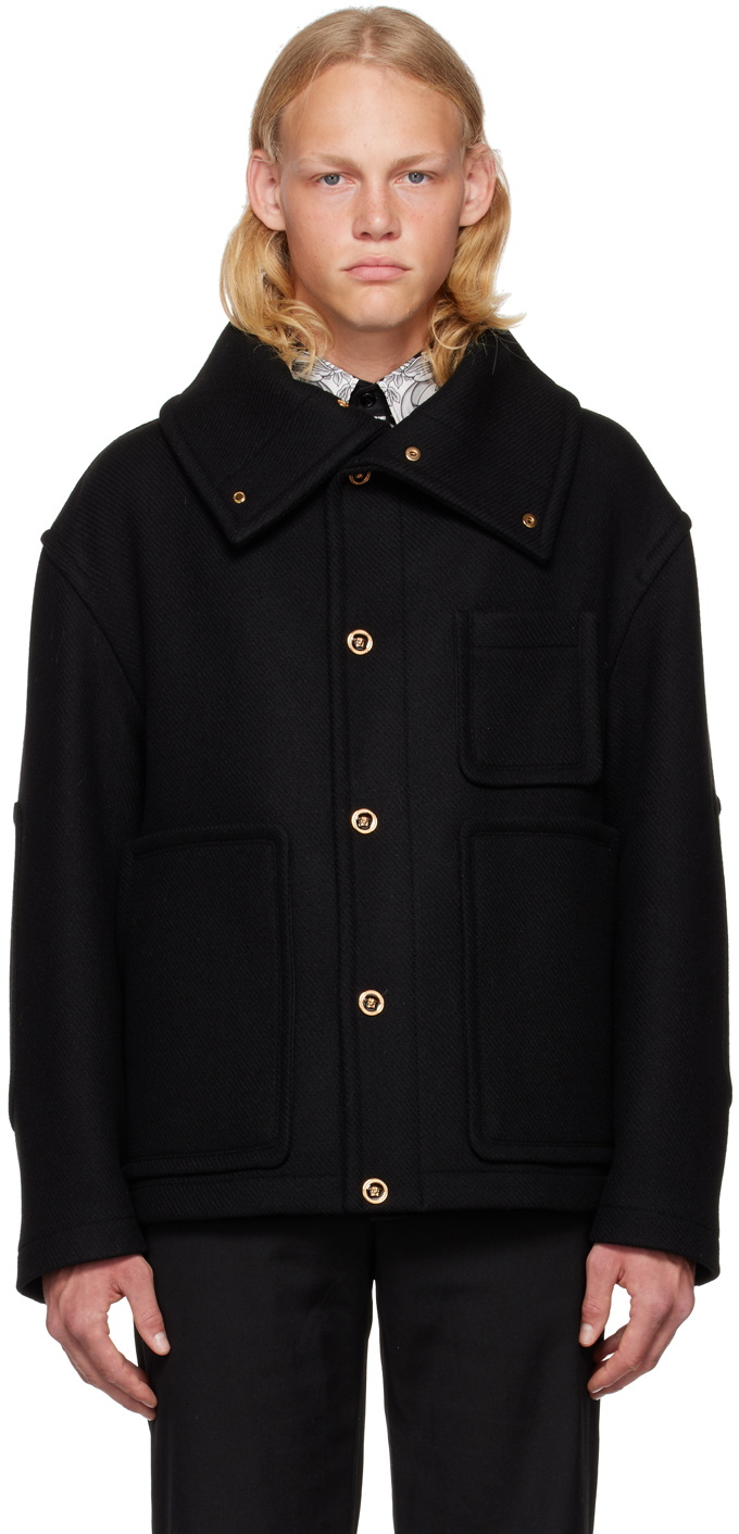 Versace Black Medusa Jacket Versace