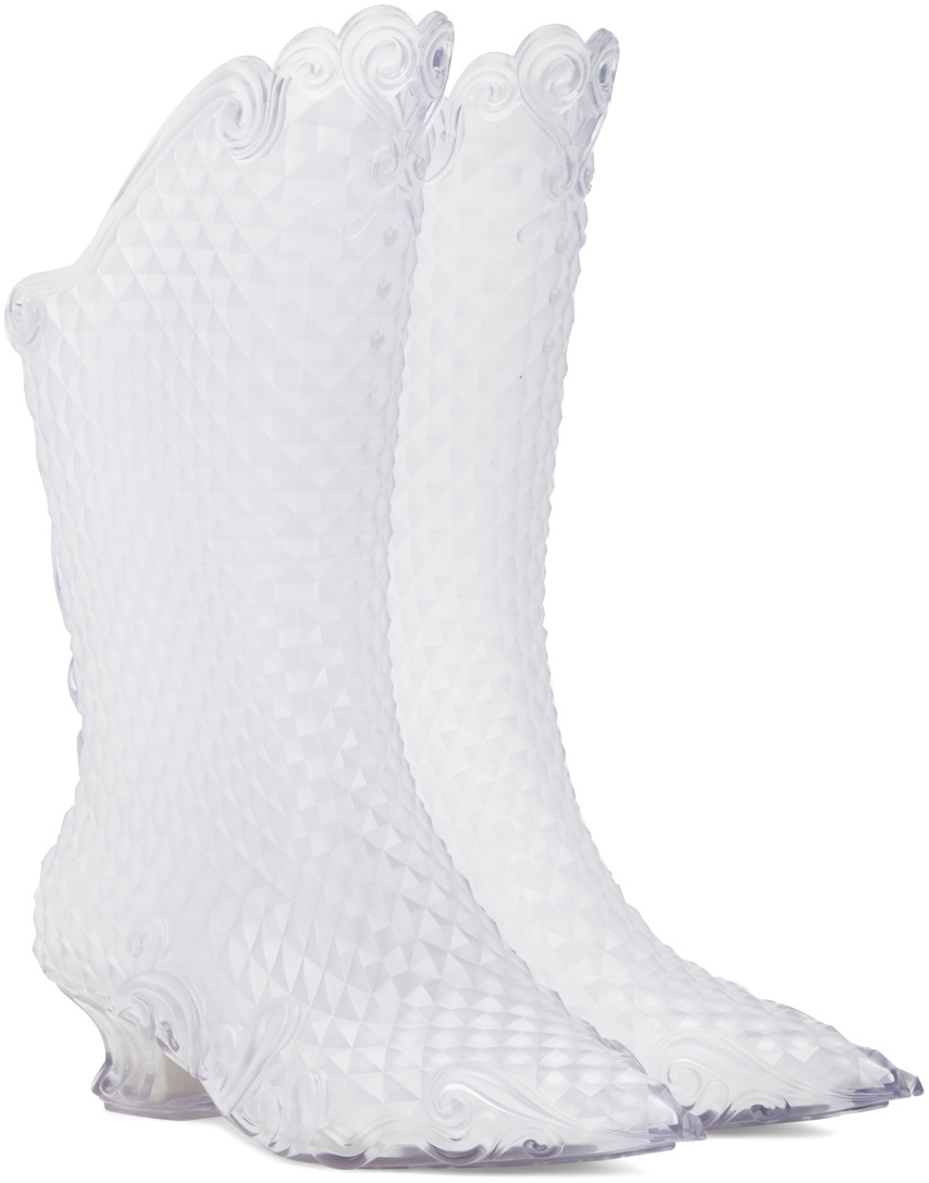 Y/Project Translucent Melissa Edition Court Boots Y/Project