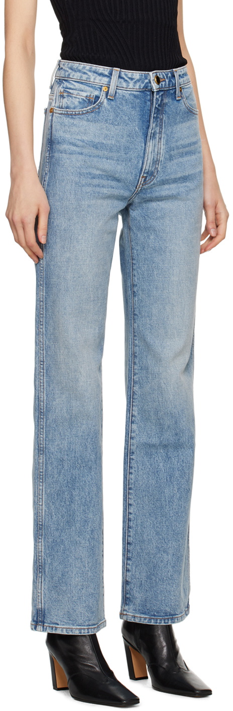 KHAITE Blue Danielle Jeans Khaite