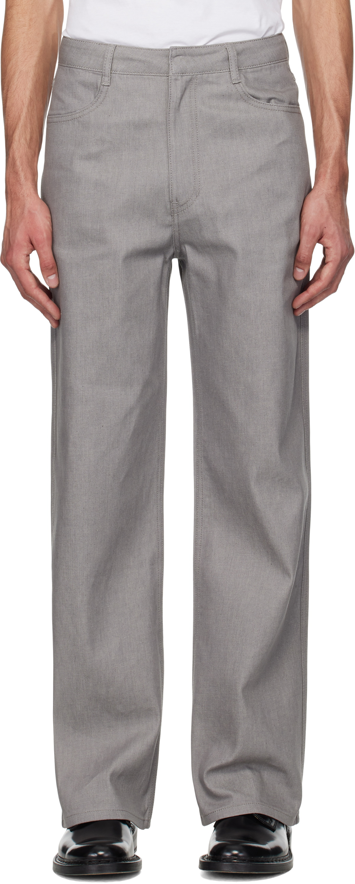 AMOMENTO Gray Indigo Jeans AMOMENTO