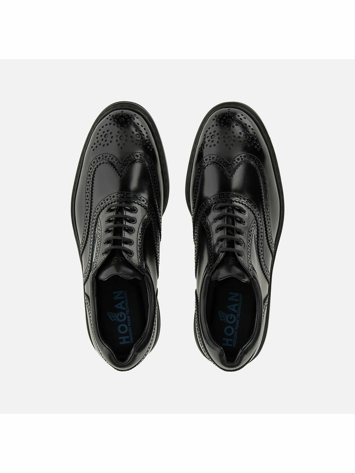 Hogan H576 Leather Lace-up Shoes Hogan