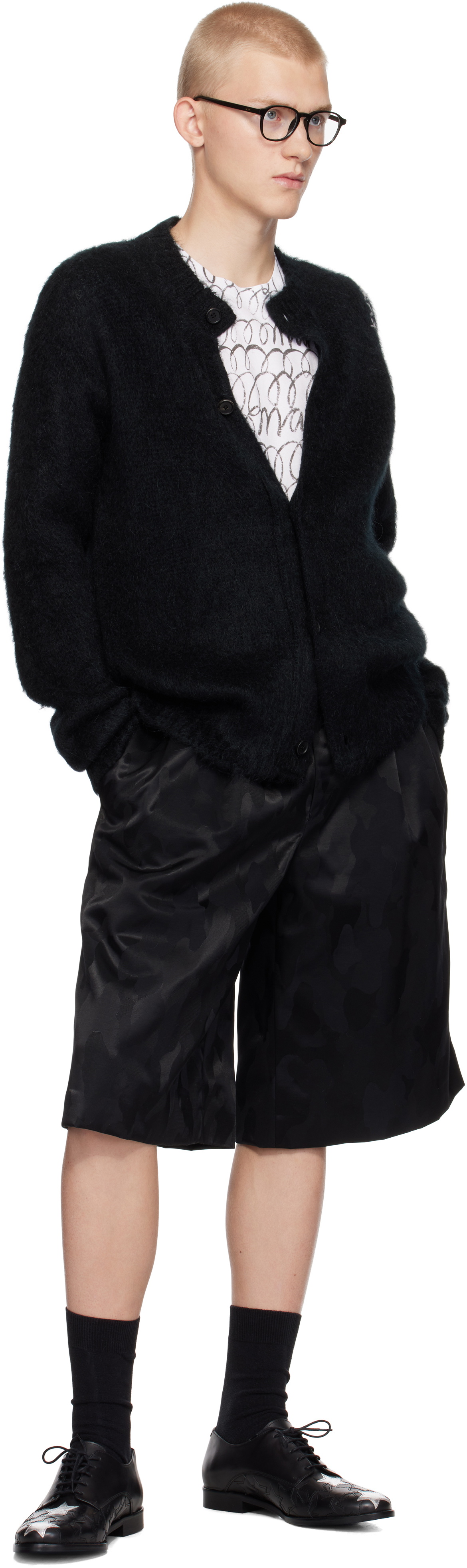 Marni Black Fuzzy Wuzzy Cardigan Marni