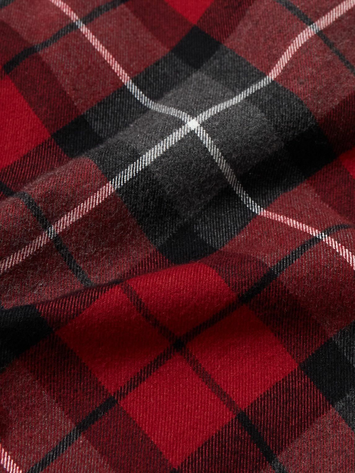 Norse Projects - Anton Checked Brushed Cotton-Flannel Shirt - Red Norse ...