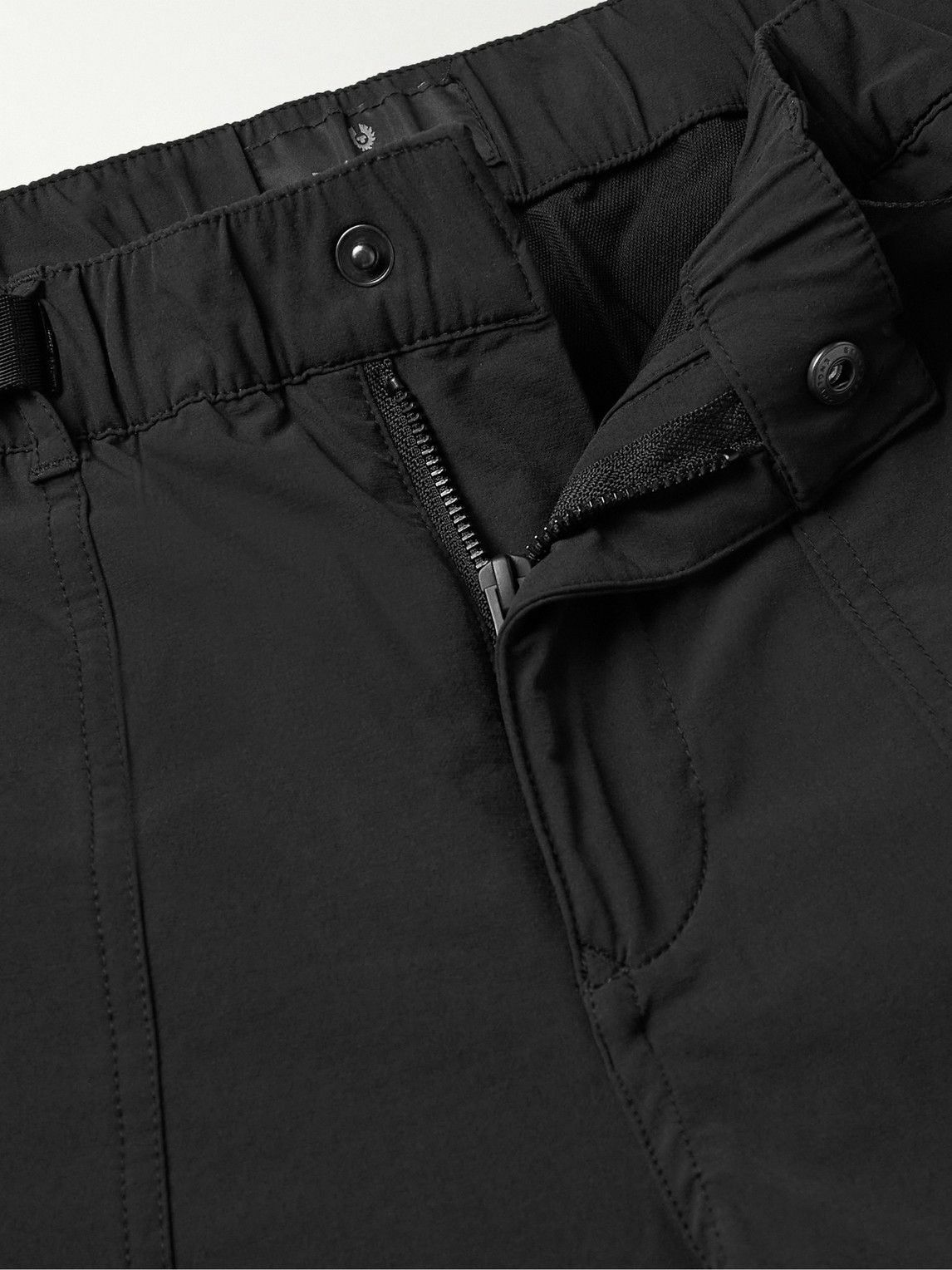 Belstaff - Grayston Tapered Logo-Appliquéd Stretch-Shell Trousers ...