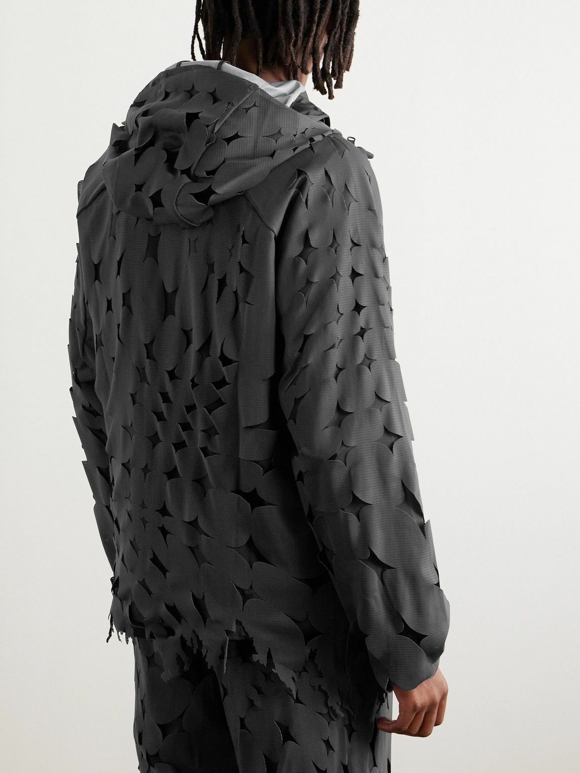 POST ARCHIVE FACTION - 5.1 Reversible Cutout Tech-Shell Hooded Jacket ...