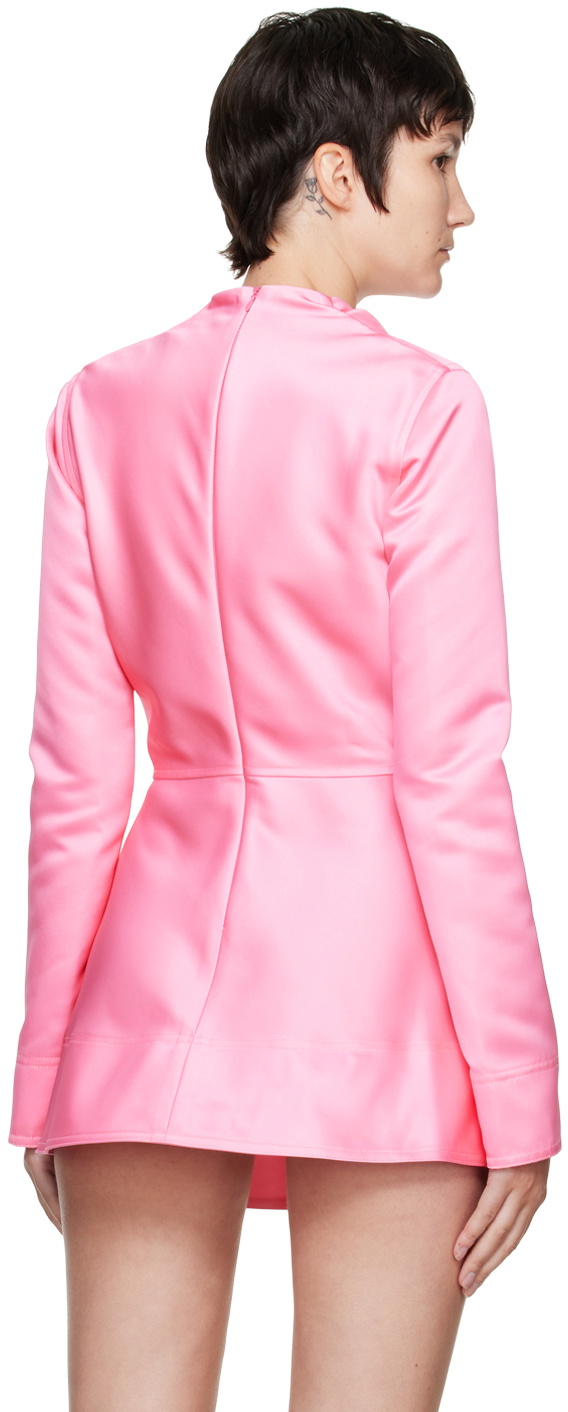 JW Anderson Pink Graphic Blouse JW Anderson