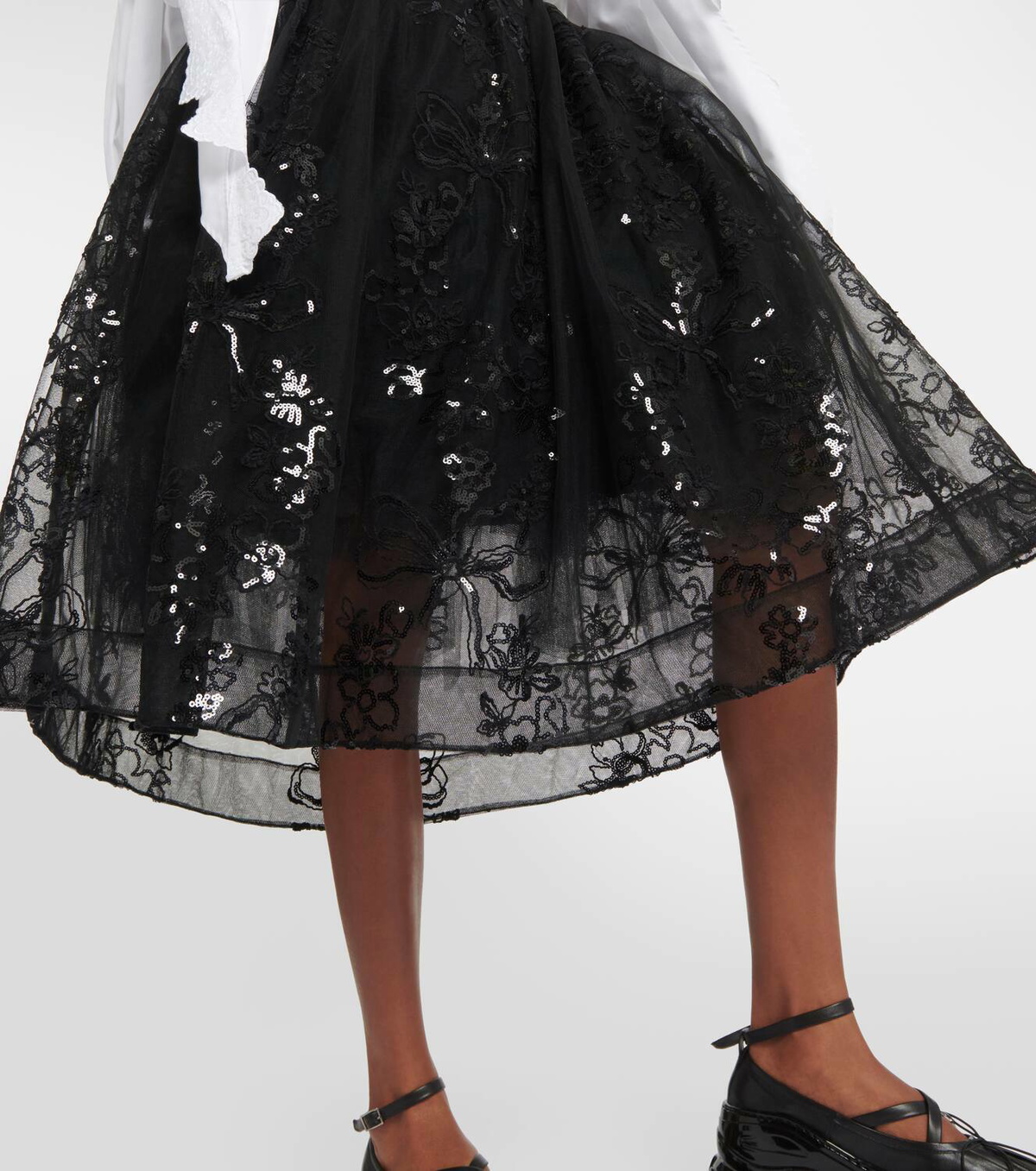 Simone Rocha Sequined midi skirt Simone Rocha