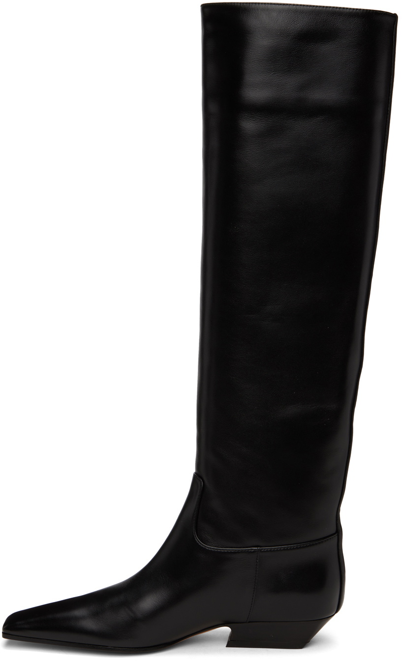 KHAITE Black 'The Marfa' Boots Khaite