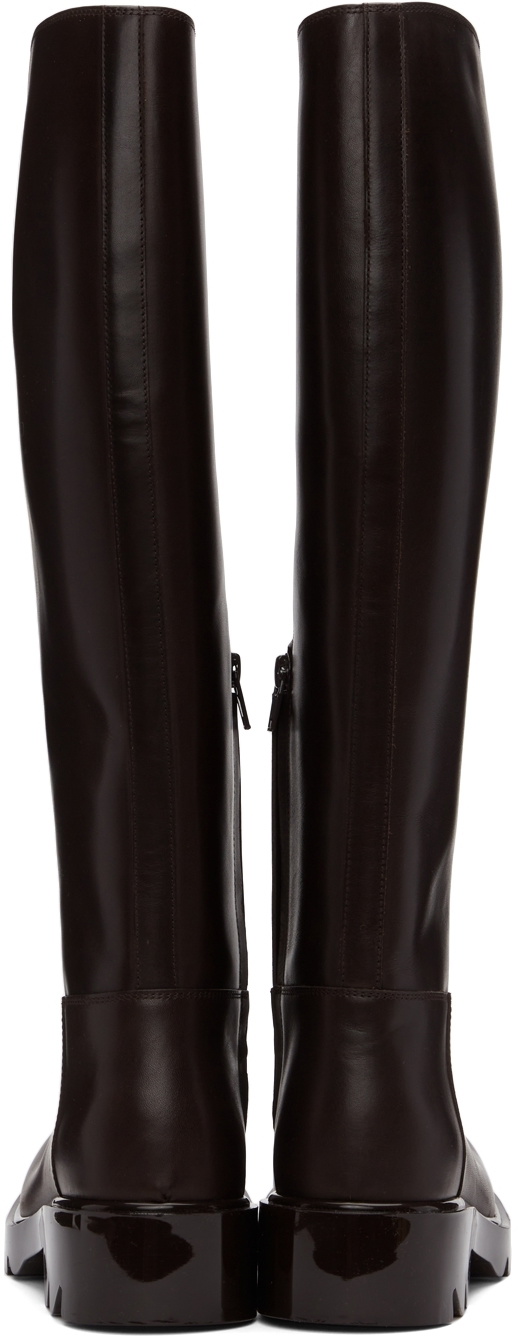 Bottega Veneta Brown Strut Tall Boots Bottega Veneta