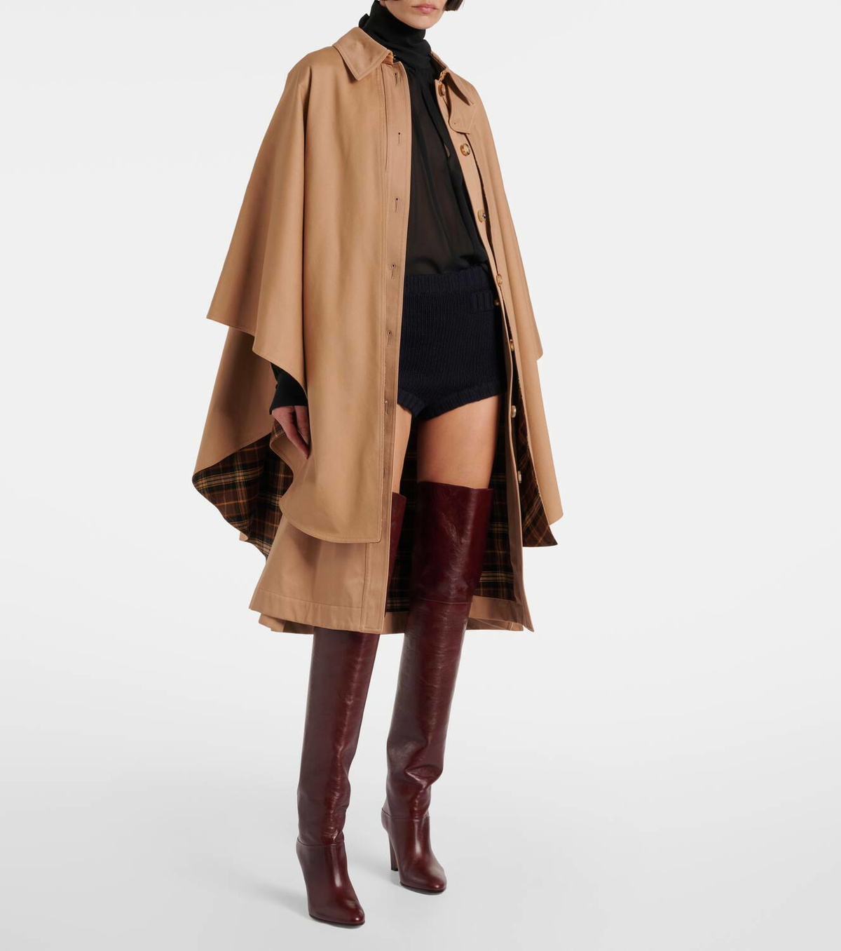 Chloé Cotton gabardine cape Chloe