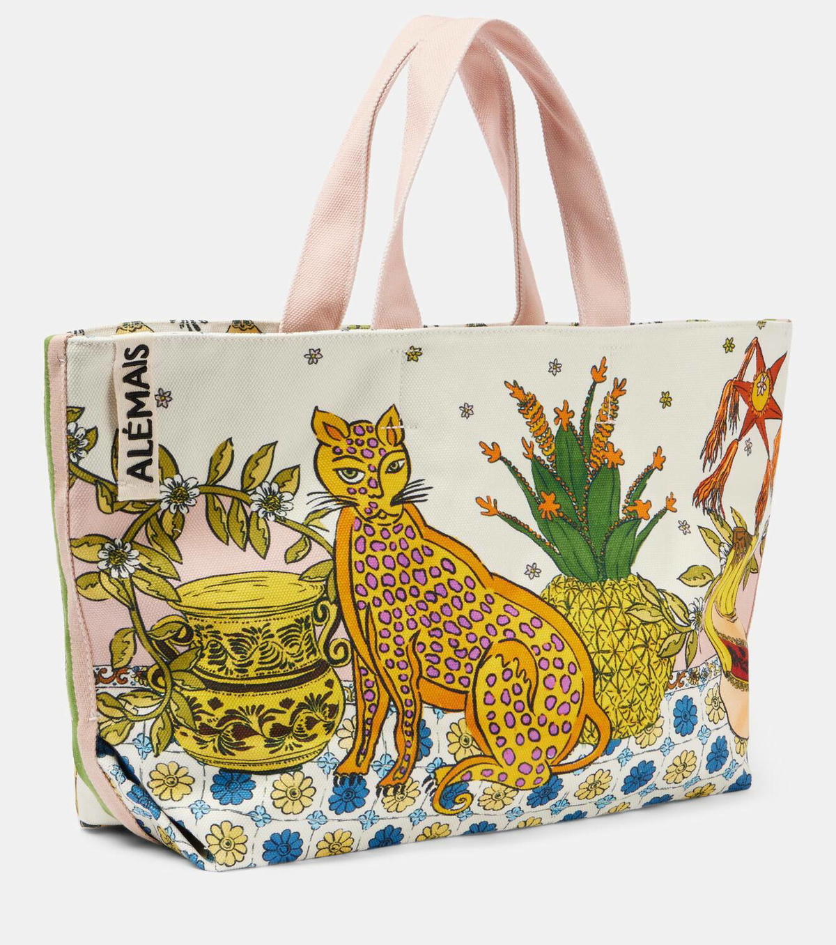 Alémais Hazel Large canvas tote bag ALÉMAIS