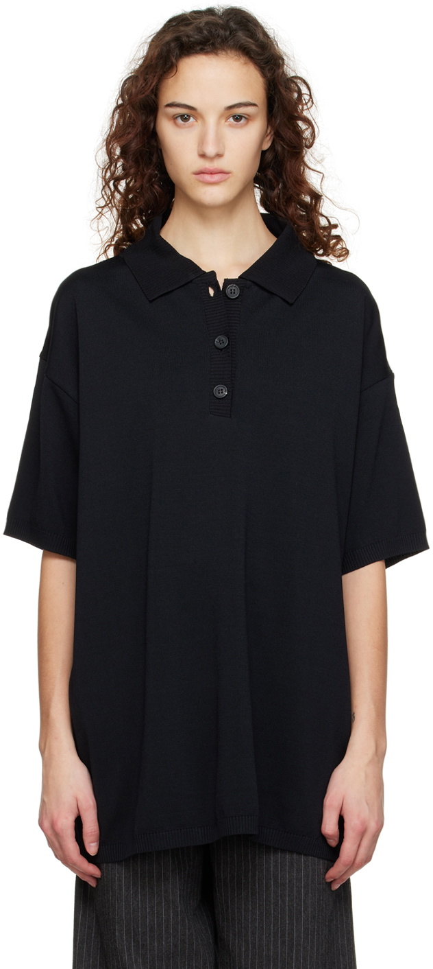 Teurn Studios SSENSE Exclusive Black Jane Polo Teurn Studios