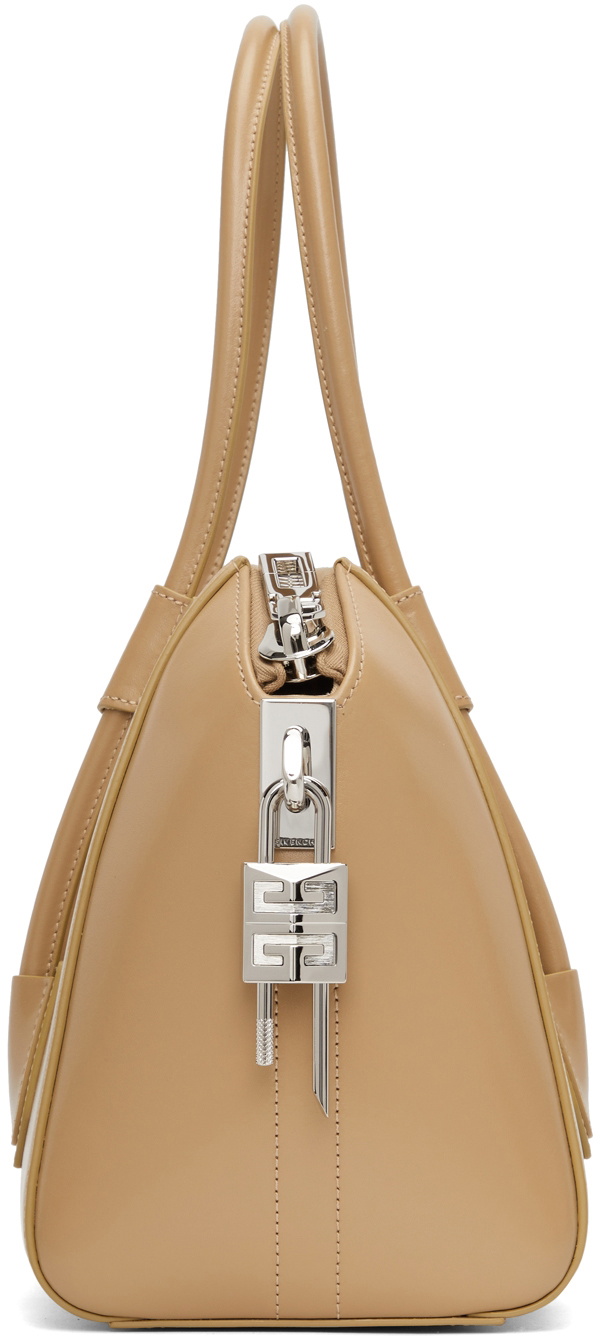 Givenchy Beige Small Antigona Lock Bag Givenchy