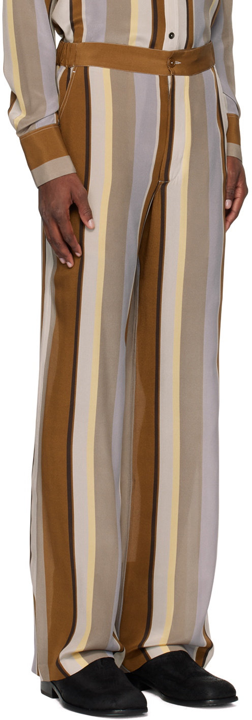 73 LONDON Multicolor Stripe Trousers