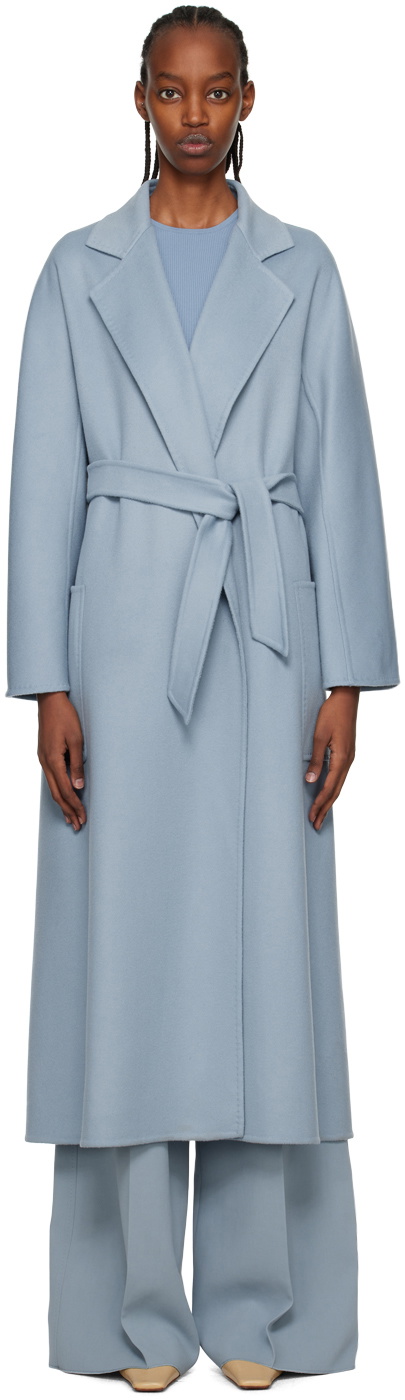 Max Mara Blue Ludmilla Coat Max Mara