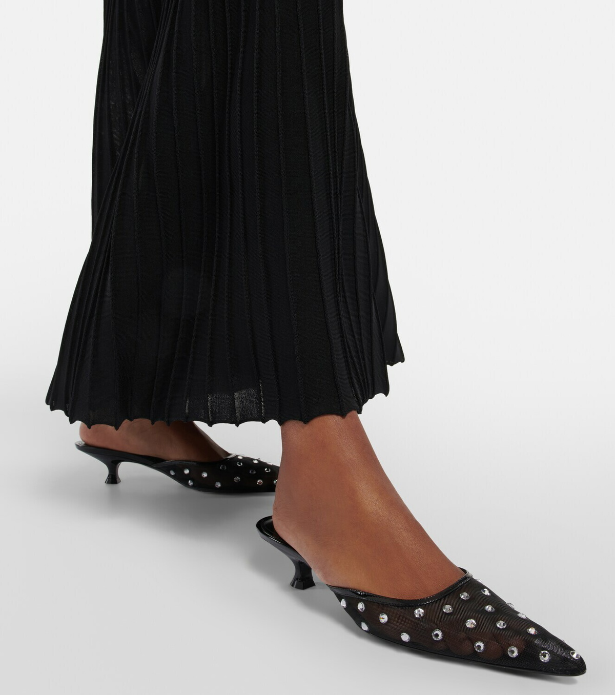 Khaite Minna embellished mules Khaite