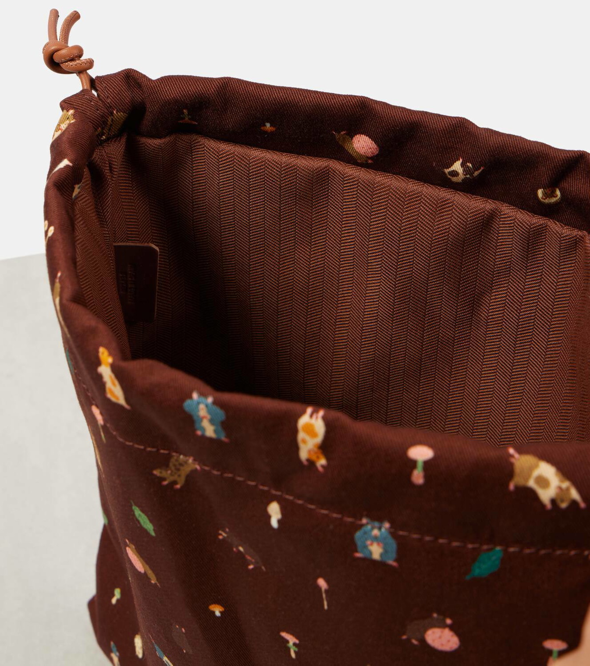 Loewe x Suna Fujita Hamster cotton canvas pouch Loewe