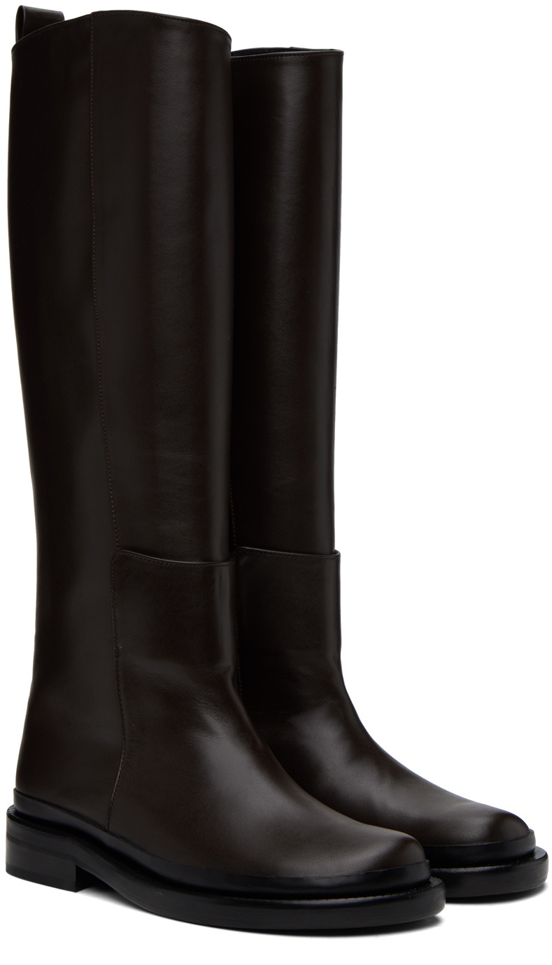 LOW CLASSIC Brown Pull-Loop Boots Low Classic