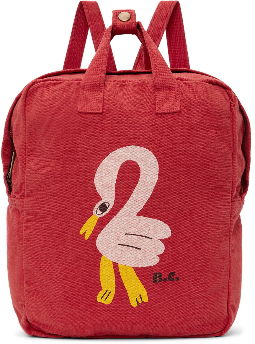 Bobo Choses Kids Red Pelican School Backpack Bobo Choses