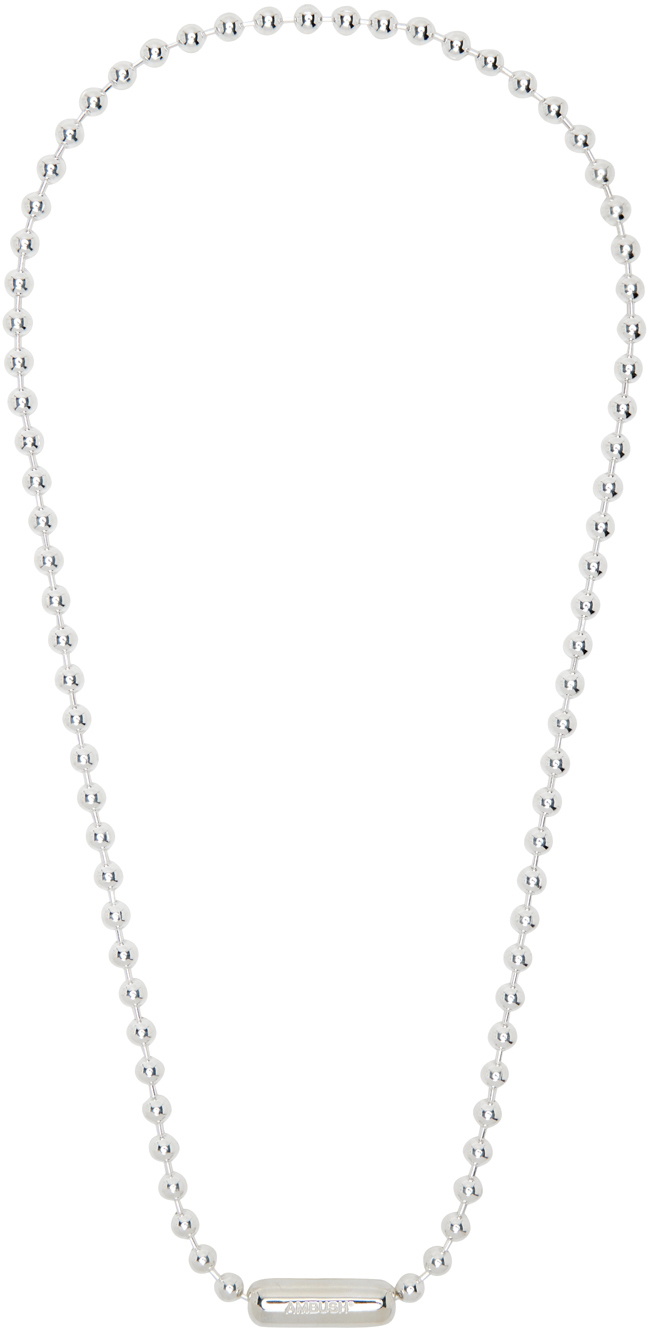 AMBUSH Silver Ball Chain Necklace Ambush
