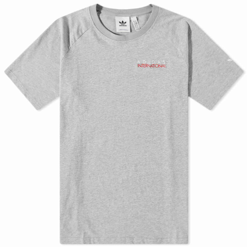 Adidas Men's Sports Club T-Shirt in Medium Grey Heather adidas