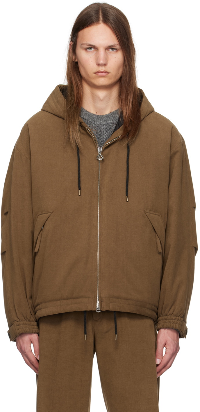 Solid Homme Brown Padded Jacket Solid Homme