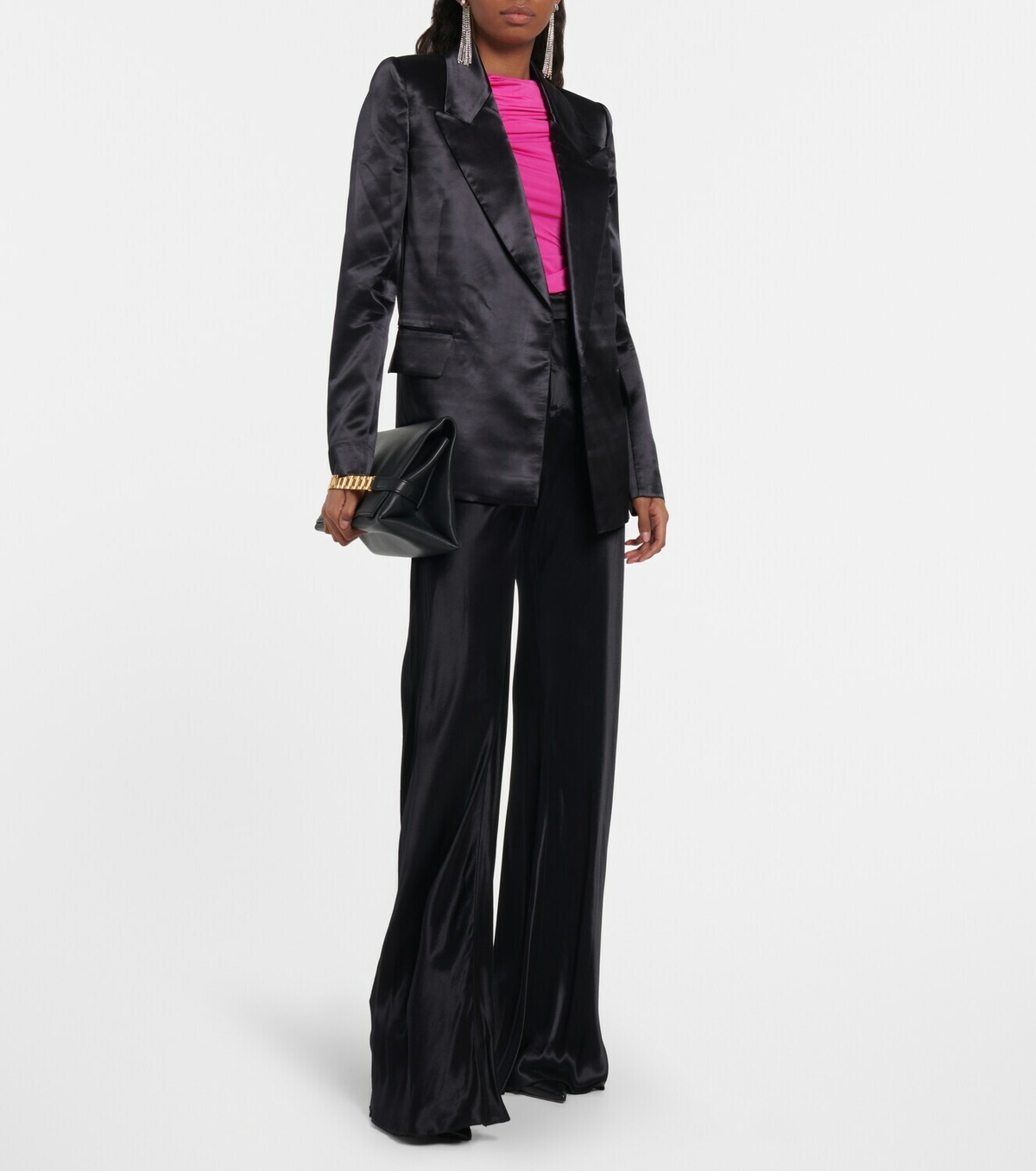 Victoria Beckham - Satin tuxedo blazer Victoria Beckham