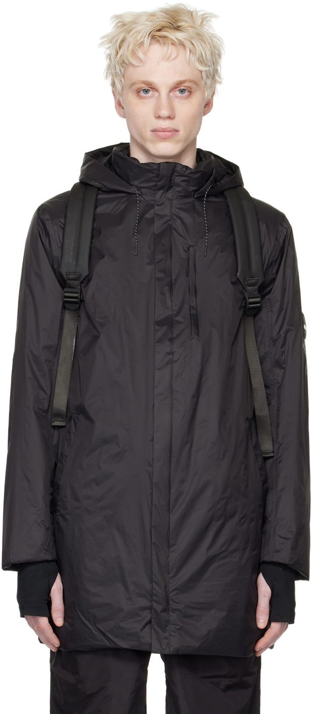 RAINS Black Fuse Coat Rains